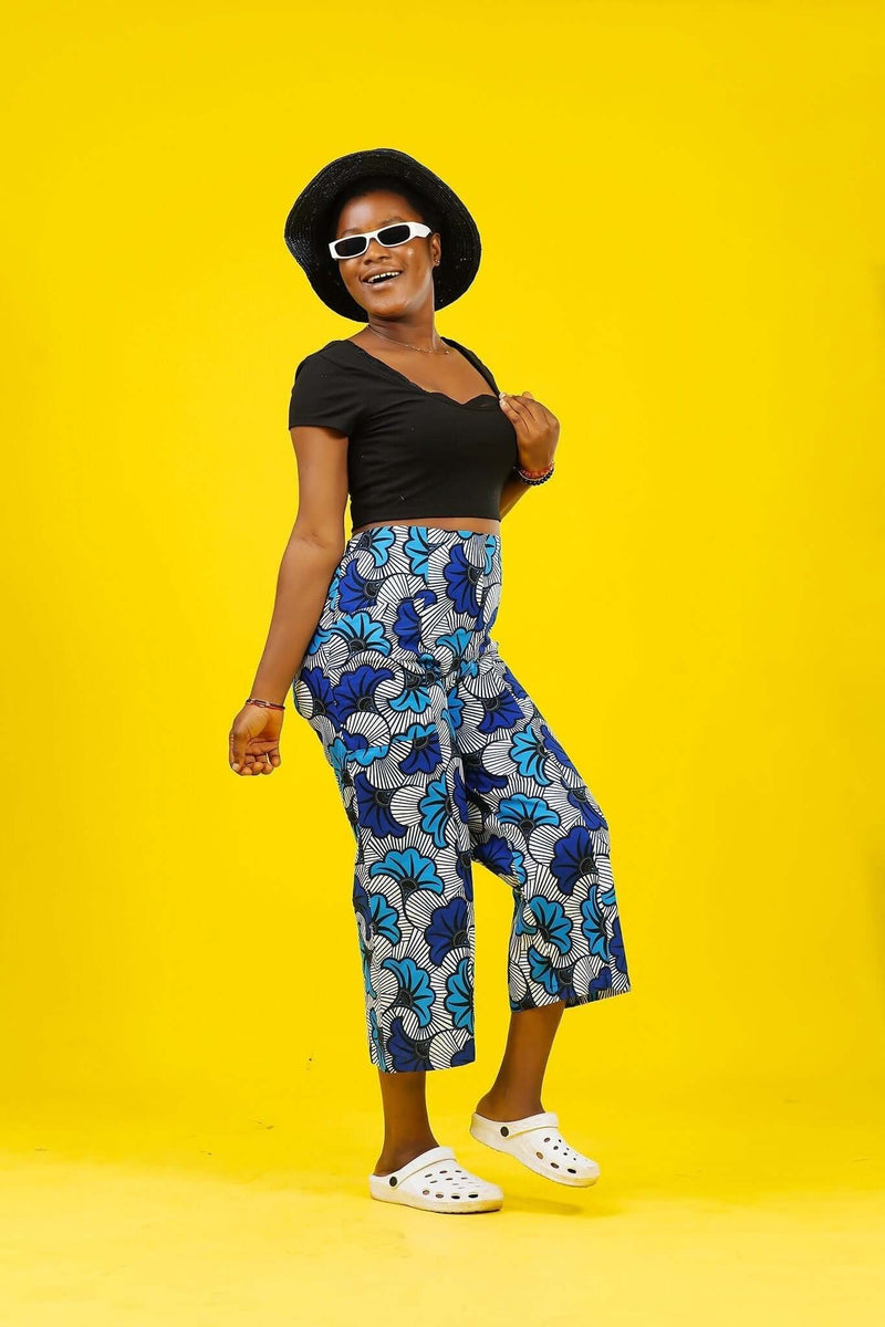 African Print Culottes | Wide Leg Pants | Biggest Fan | Ashanti Empress